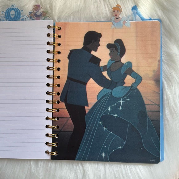 Disney | Office | Cinderella Spiral Tabs Notebook | Poshmark